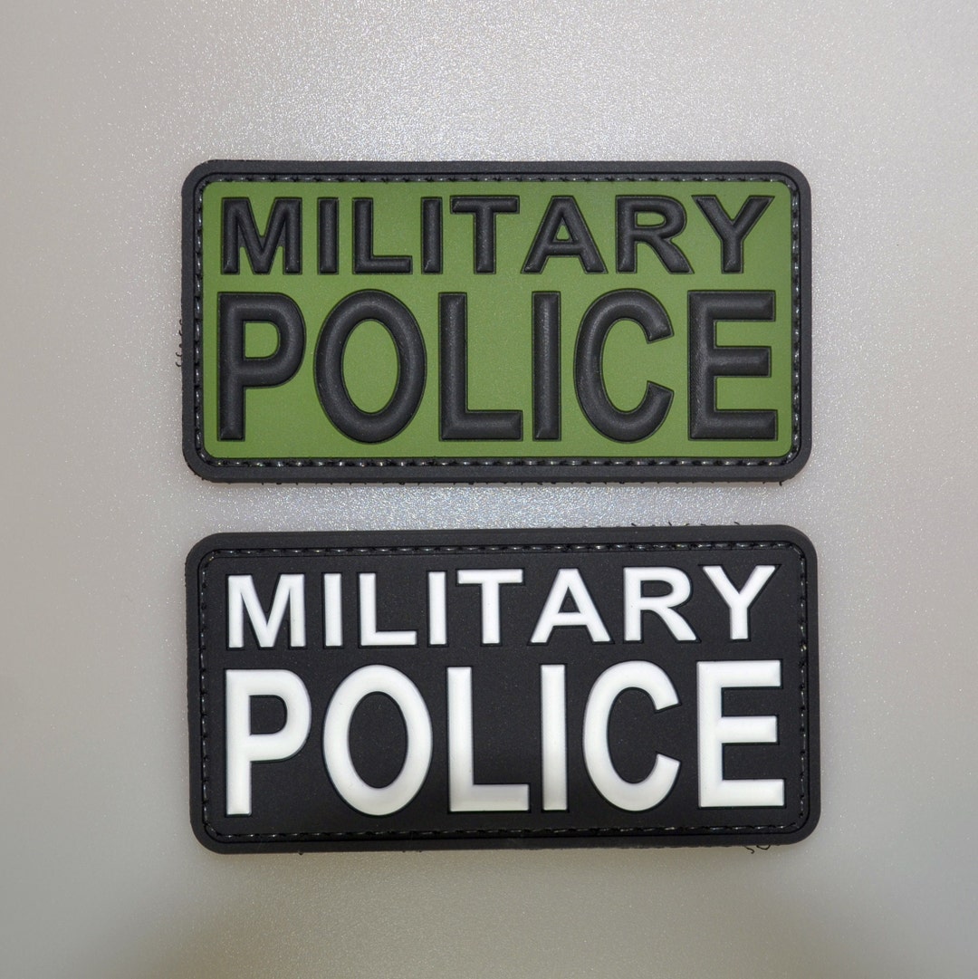 Pvc MILITARY POLICE Patch Morale Army Force Uniform Bag Ifak Airsoft ...