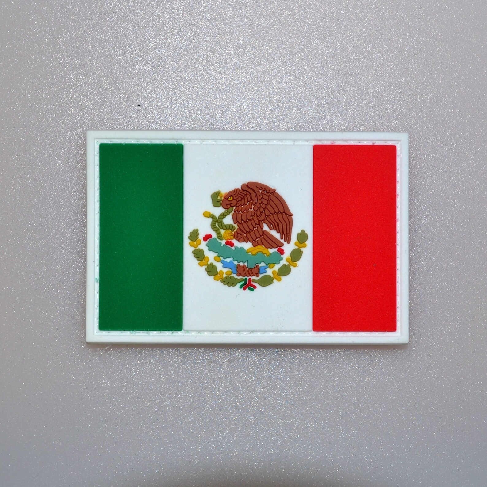 The National Flag of Mexico Spanish Bandera De México PVC Patch Morale ...