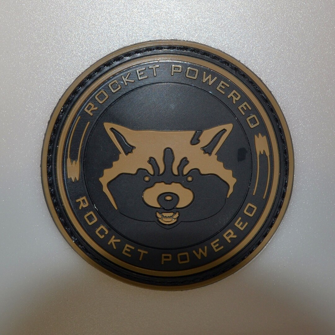 Rocket Powered Pvc Patch Tactical Morale Army Force Uniform Bag Ifak Danger Rubber Guardians ...