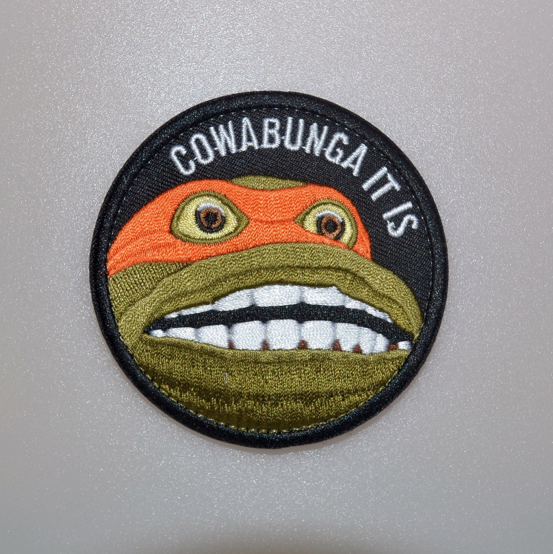 Cowa Bunga Embroidery Patch Morale - Etsy