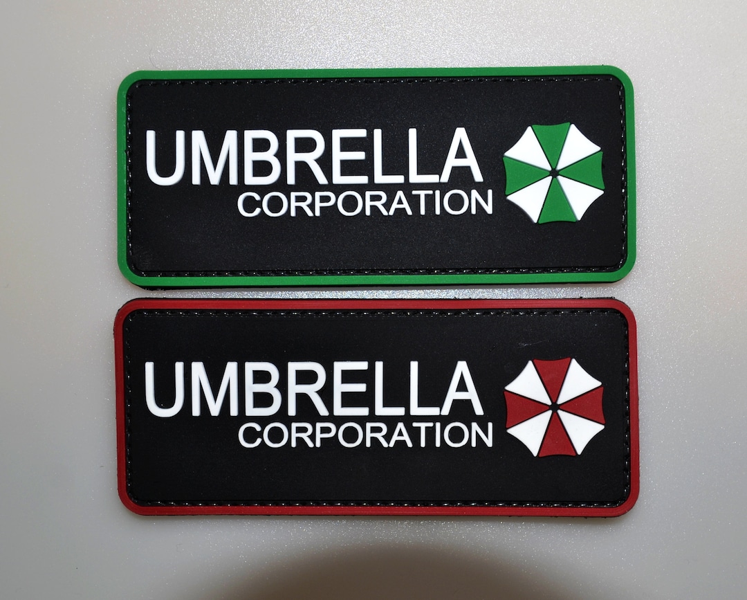 Pvc UMBRELLA Corporation Tab Zombie Raccoon Patch Morale Army Force ...