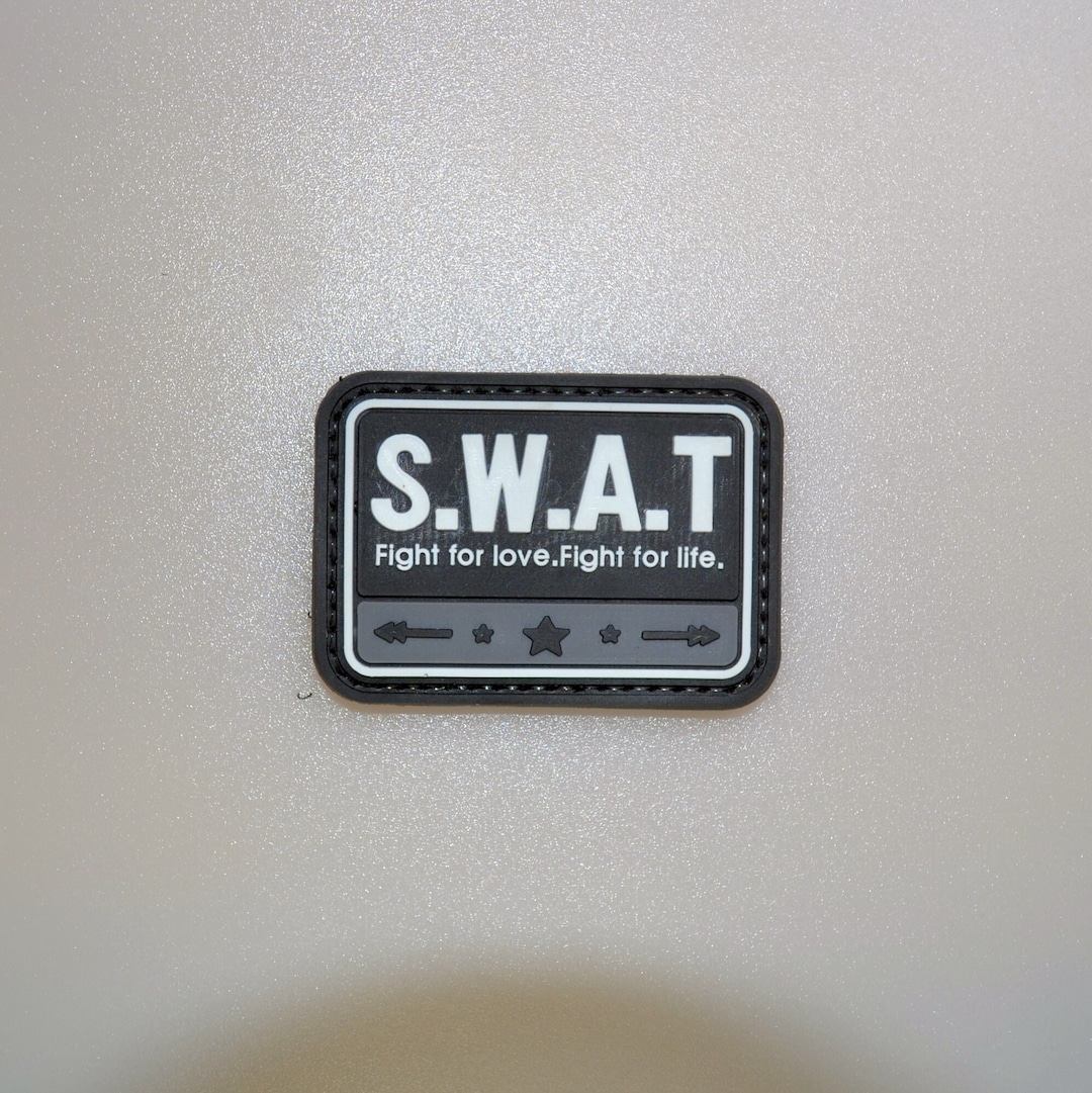 Pvc SWAT Special Weapons and Tactics Patch Morale Force Uniform Bag ...