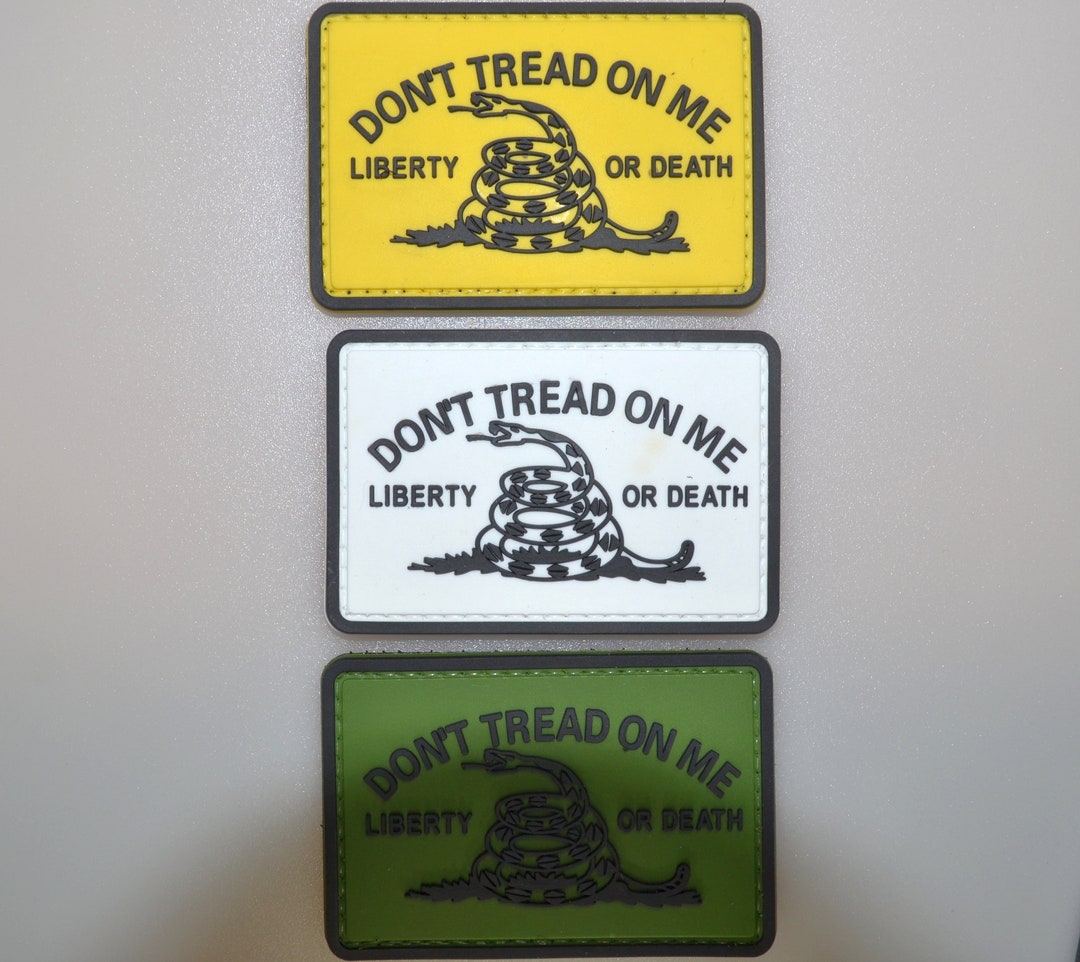 Don't Tread on Me Gasden Snake Usa Flag Pvc Patch Morale Funny Army ...