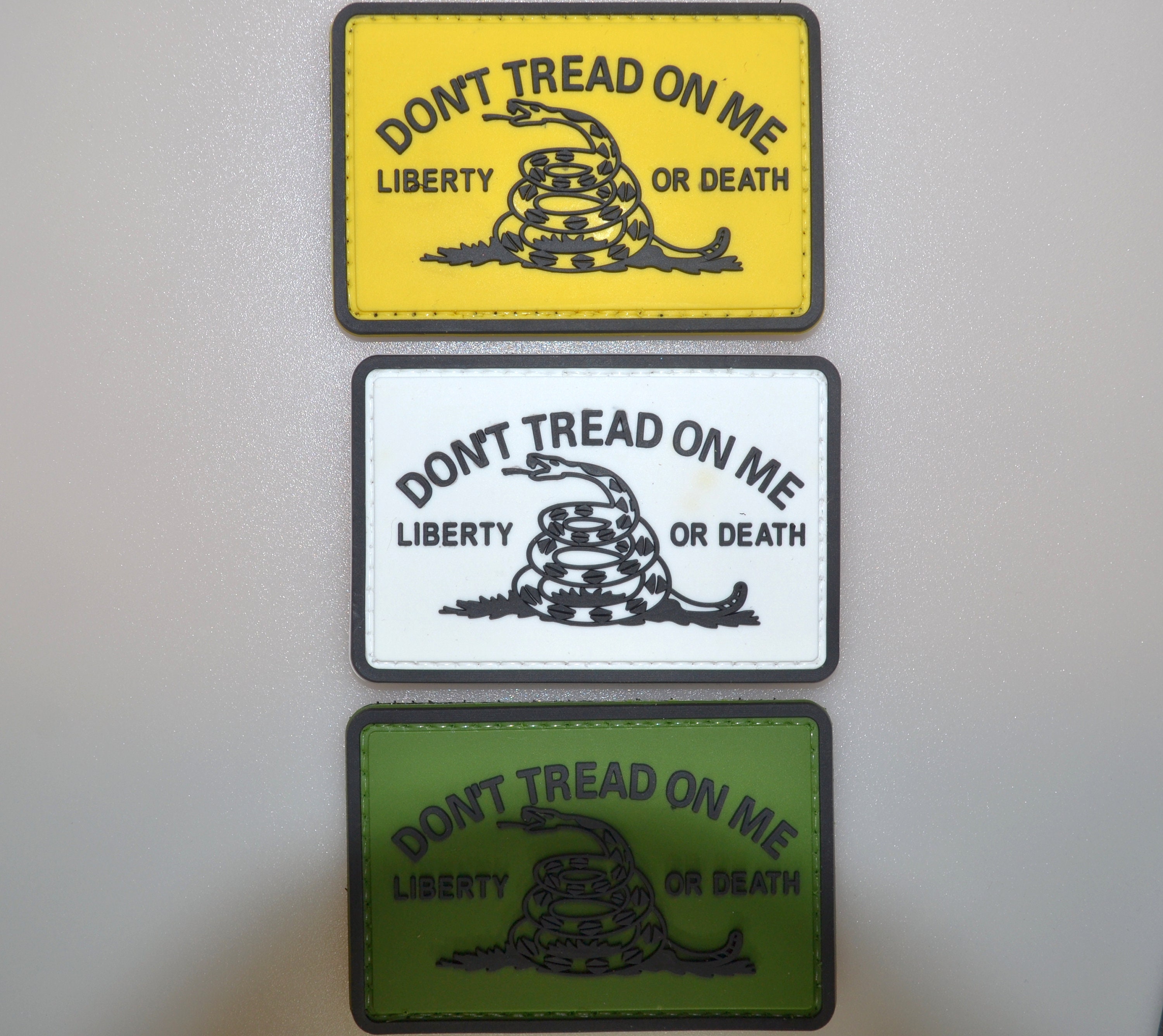 Don't Tread on Me Gasden Snake Usa Flag Pvc Patch Morale Funny Army ...