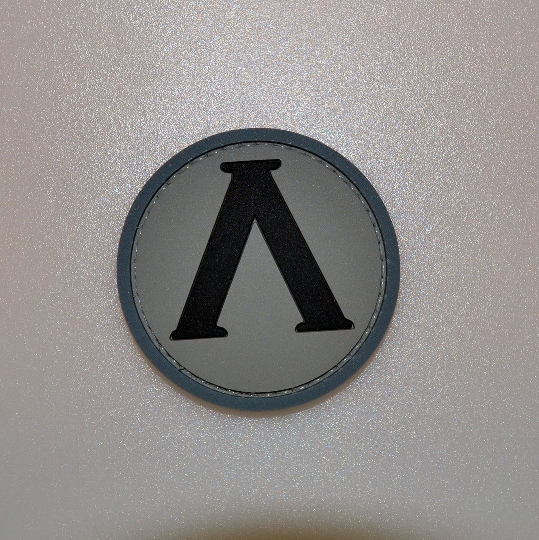 Grey LAMBDA Spartans Shield Warrior Pvc Patch Morale Funny - Etsy
