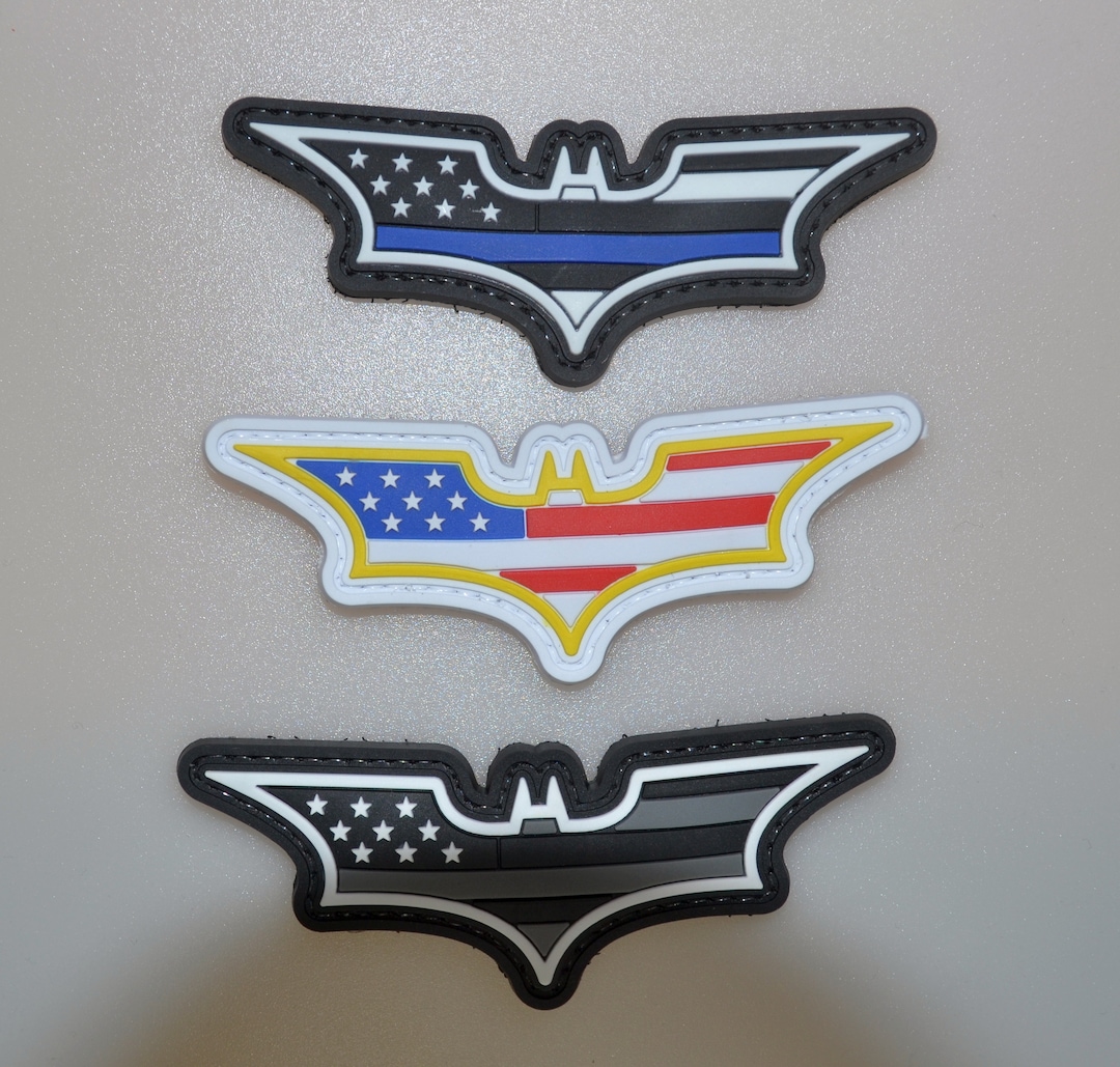 Bat Shape Pvc Patch Morale Funny Army Force Uniform Bag Ifak Airsoft ...