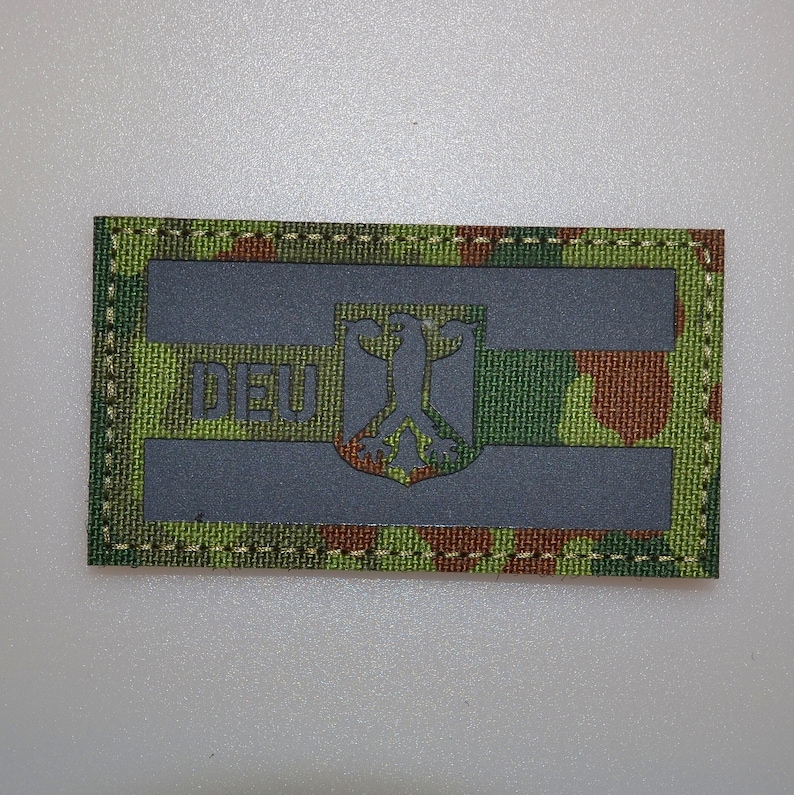 Laser Cut Cordura Deutcher Deutschland Germany German Flagge Flag Camo Tactical Patch Morale ...
