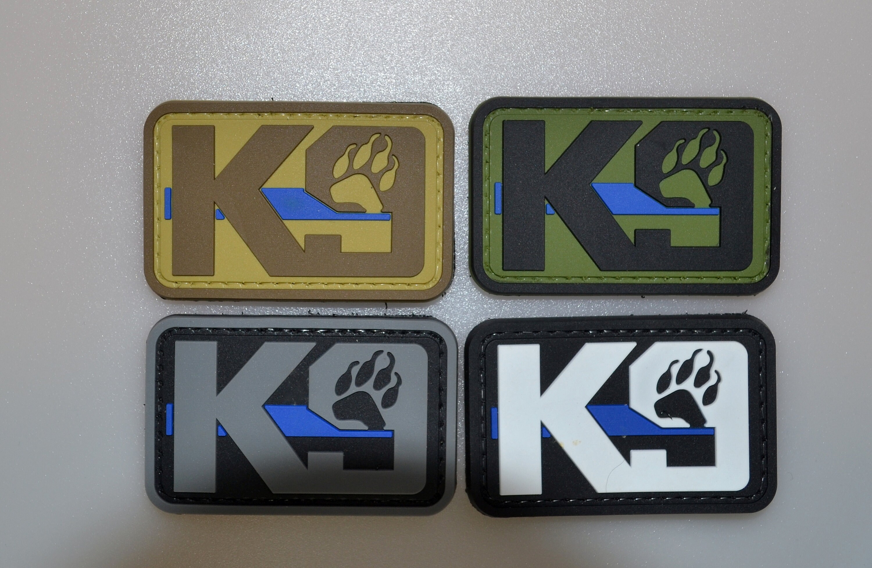 K9 Paw Pvc Patch Swat Tactical Patrol Morale Police Rubber Uniform Meme ...