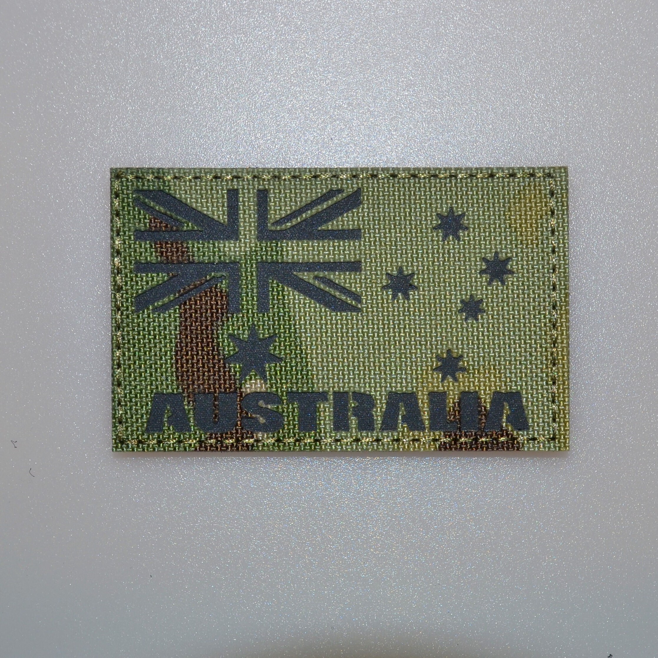 Laser Cut Cordura Australia Flag Down Under Aussie Camo Tactical Patch ...