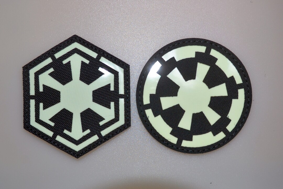 Laser Cut Cordura Glow in the Dark Imperial Army Camo Tactical Patch ...