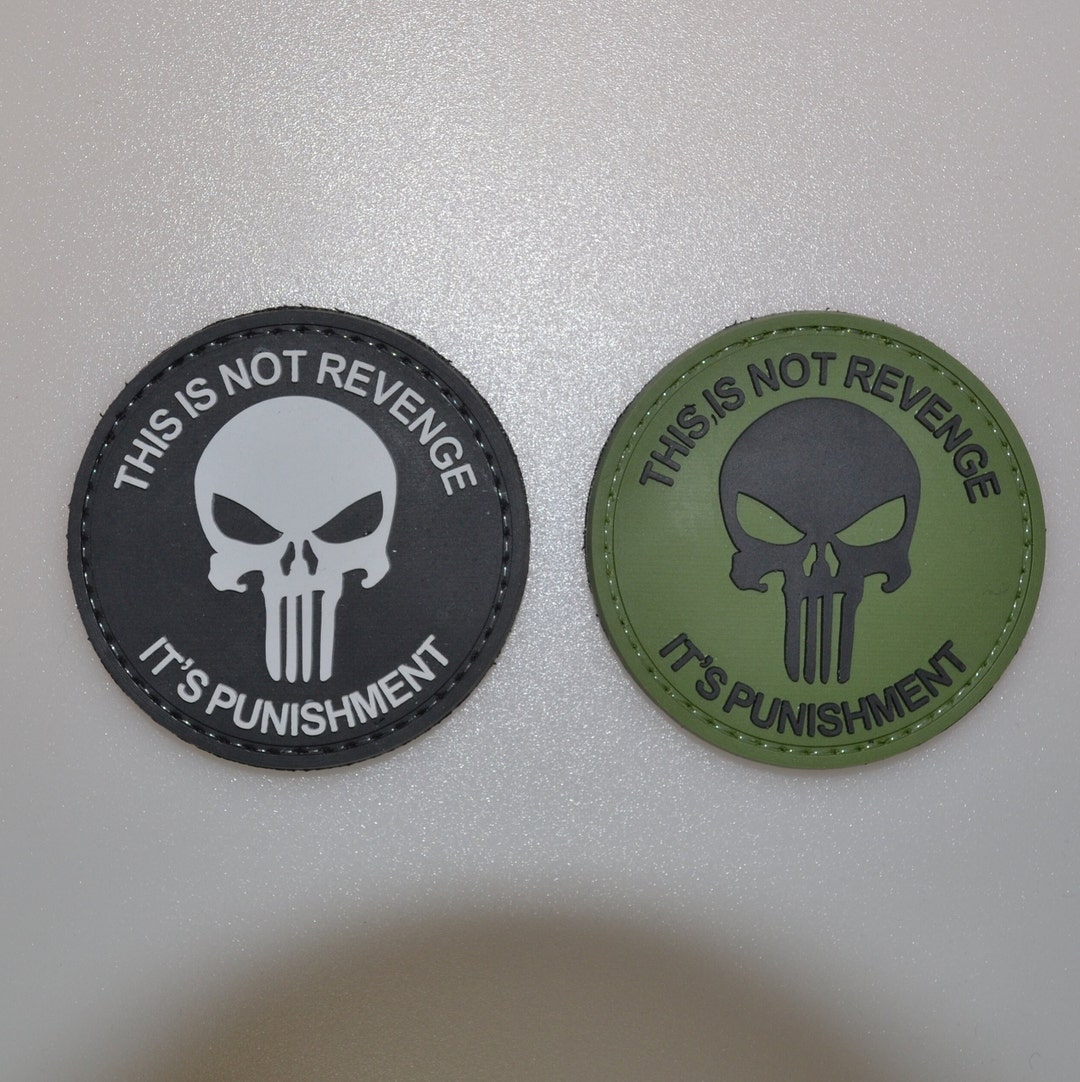 This is Not REVENGE It's PUNISHMENT Pvc Patch Morale Army Force Uniform ...