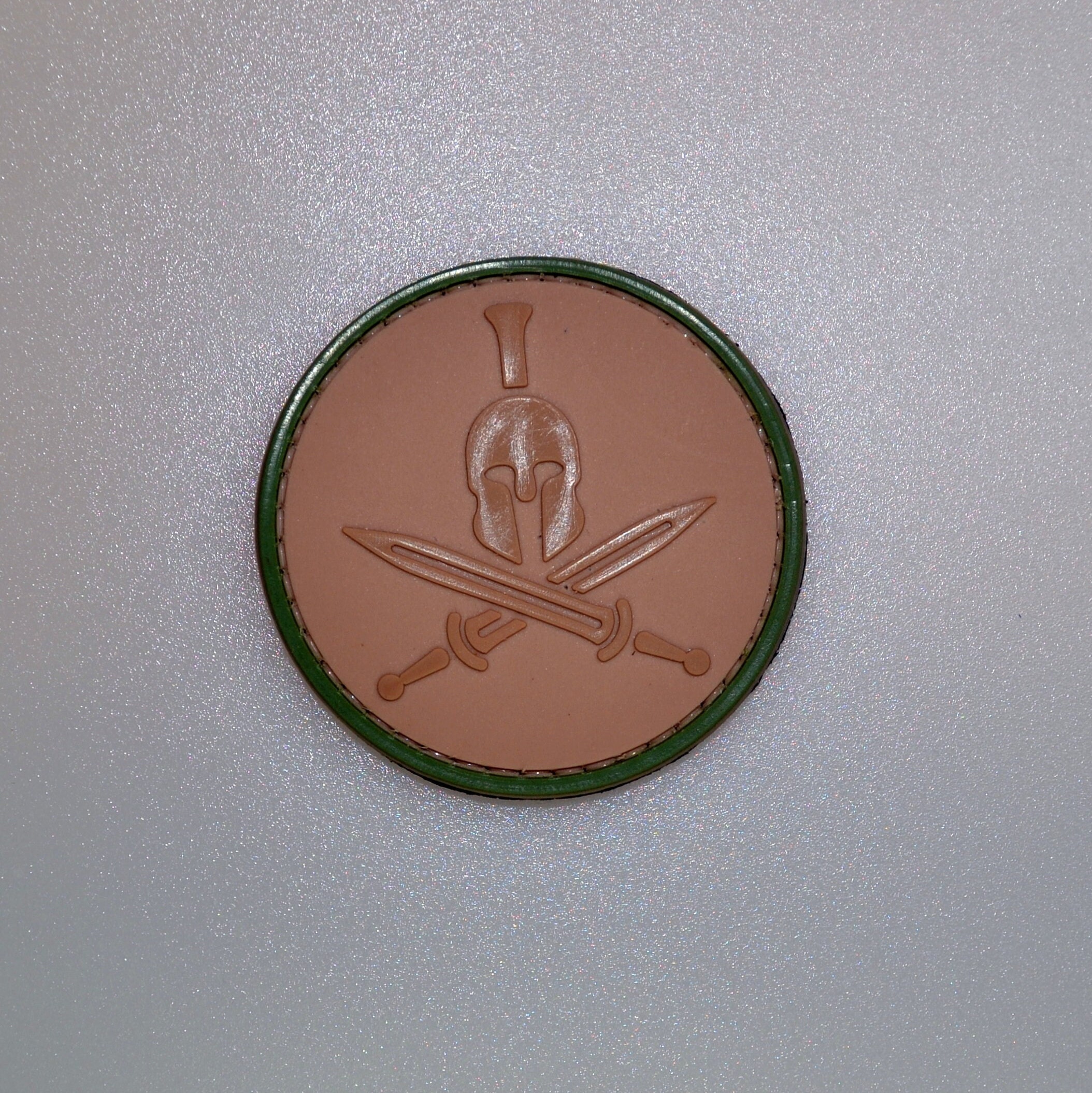 Pvc SPARTAN Helmet Swords Patch Morale Army Force Uniform Bag Ifak Airsoft Rubber Uniform Plate ...