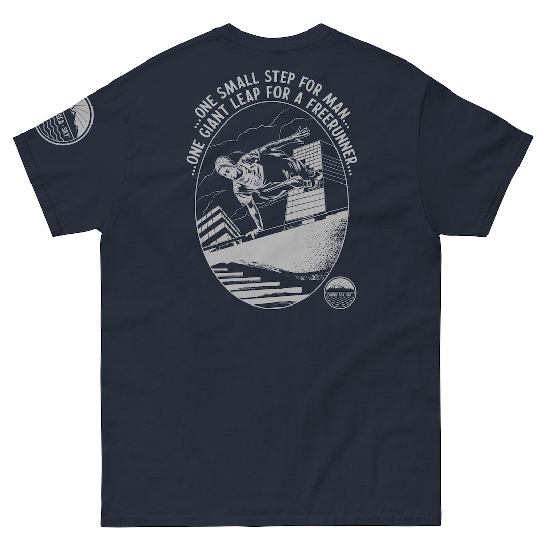 Parkour Masterpiece | Unisex T-shirt | Thrilling Parkour Design | Front ...