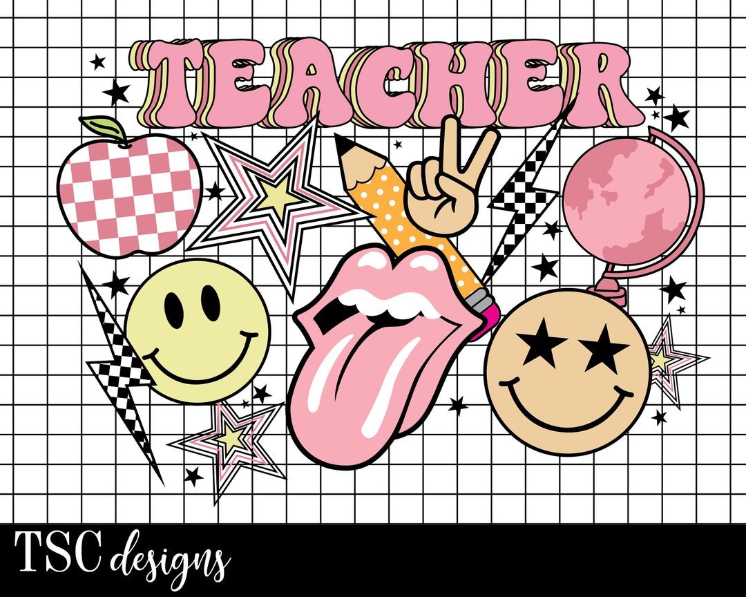 Teacher Digital Download .PNG Sublimation Ready Direct to Film Ready - Etsy
