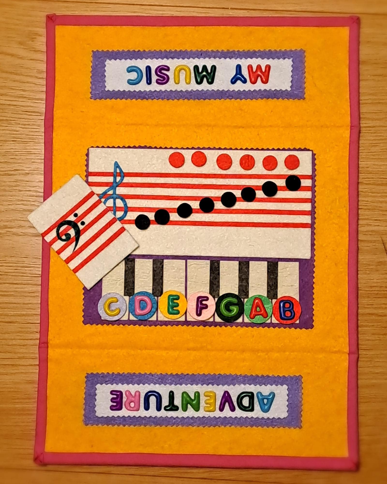 Foldable Music Staff, Fun Activities, Note Reading Music Teaching ...