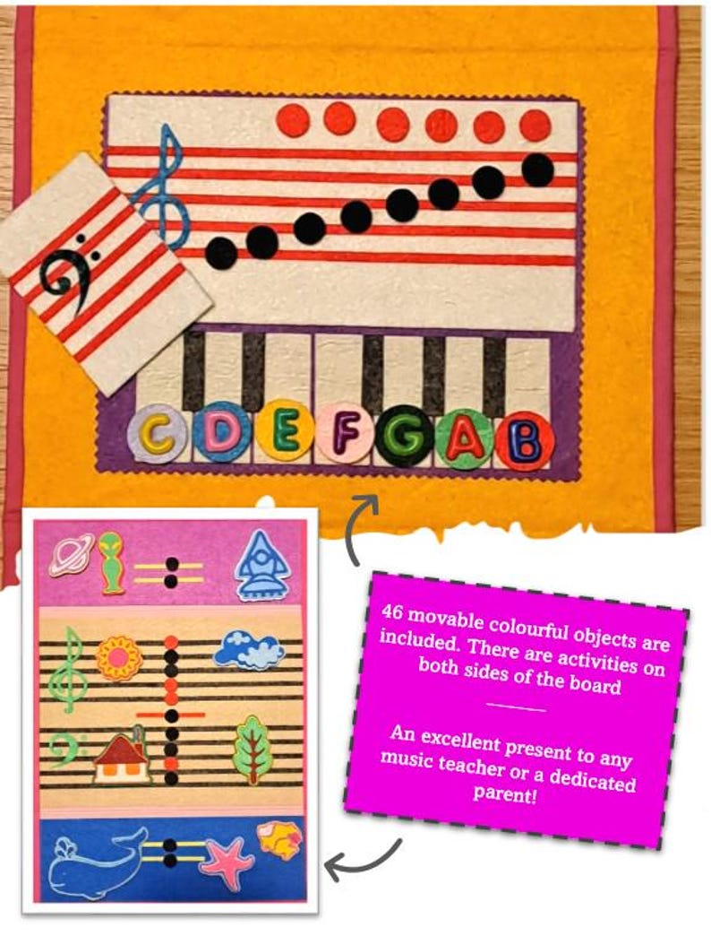 Foldable Music Staff, Fun Activities, Note Reading Music Teaching ...