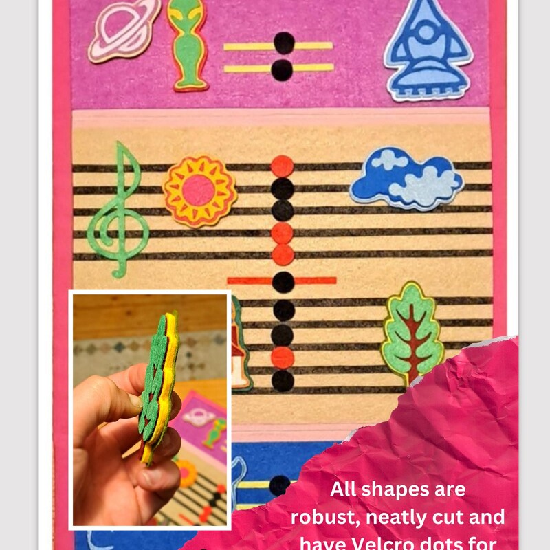 Felt Music Note - Etsy