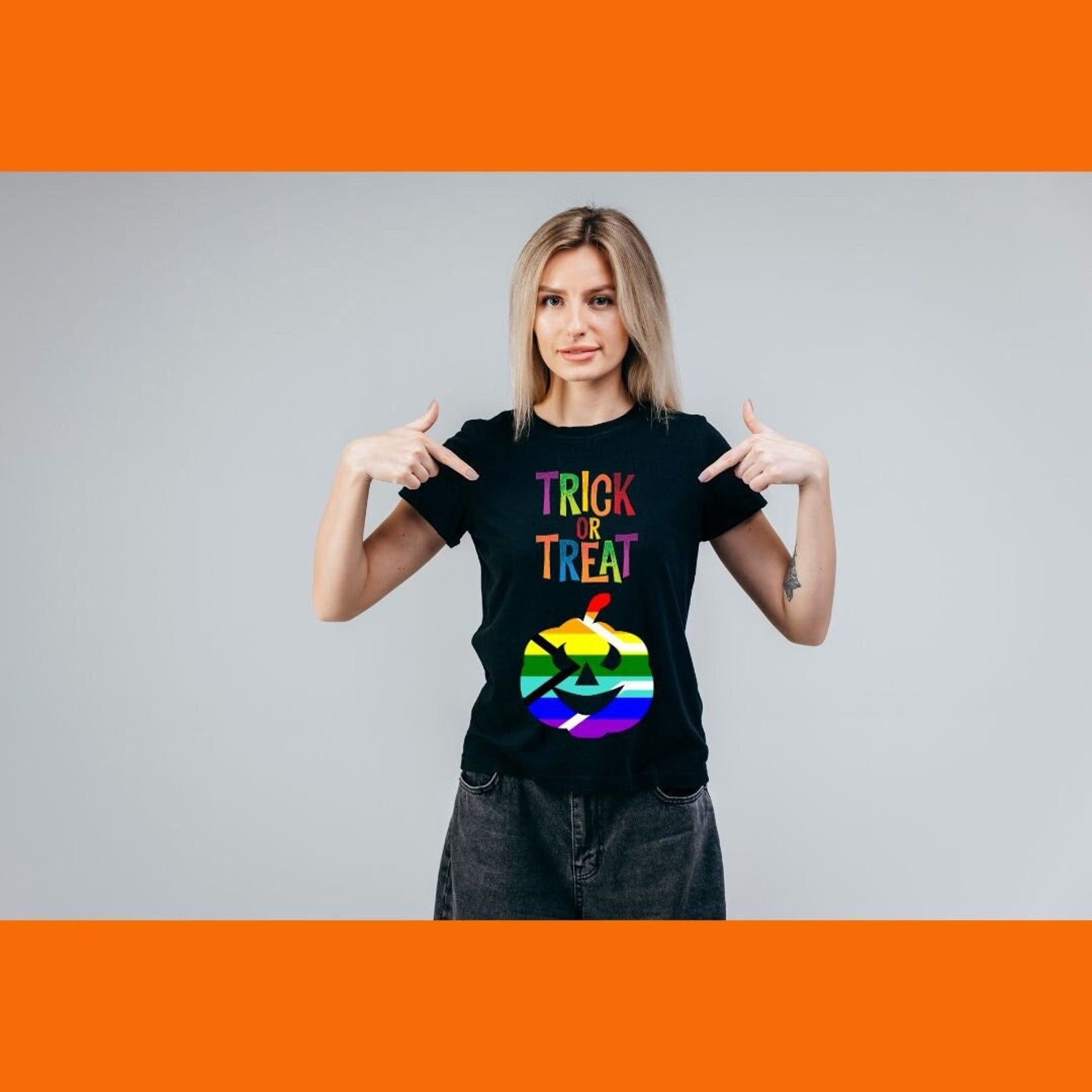 Pumpkin Lgbtiqa Svg, Gay Halloween SVG, Spooky and Proud Svg, LGBT ...