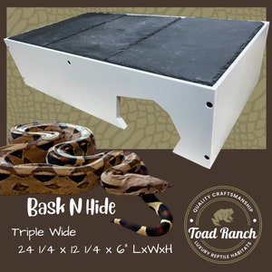 Reptile Bask N Hide - Etsy