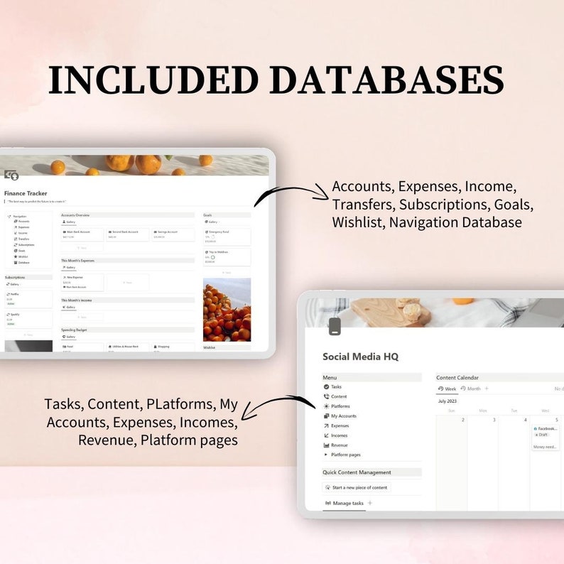 Notion Template Bundle Notion Template for Project Management Notion Content Planner Notion ...