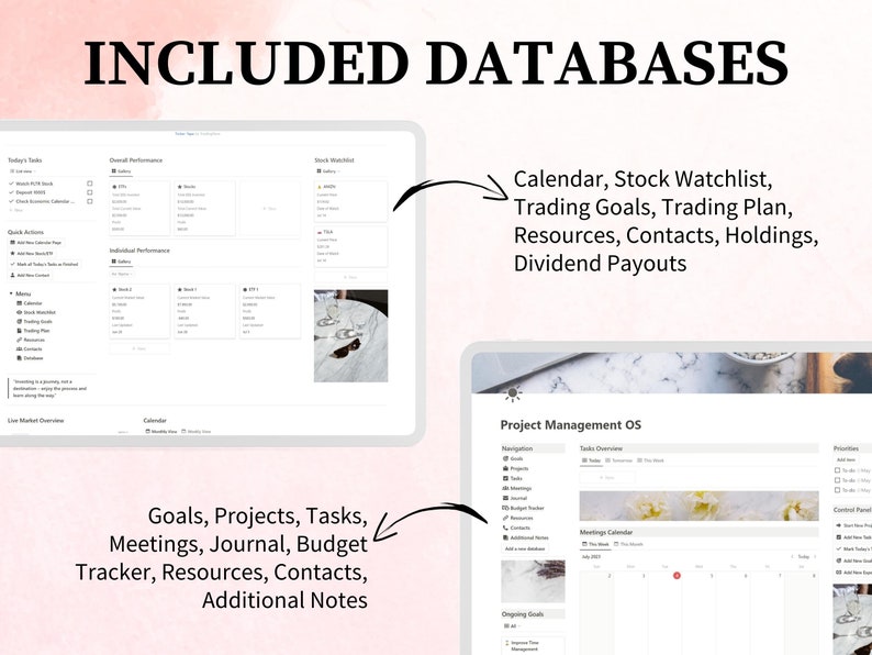 Notion Template Bundle Notion Template for Project Management Notion Content Planner Notion ...
