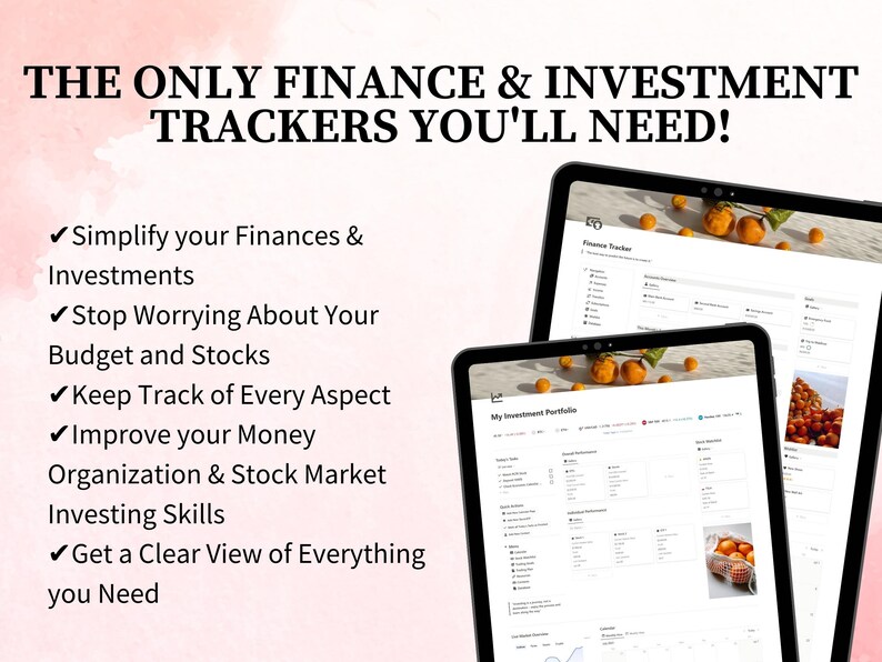 Notion Template Bundle Notion Template for Finance & - Etsy