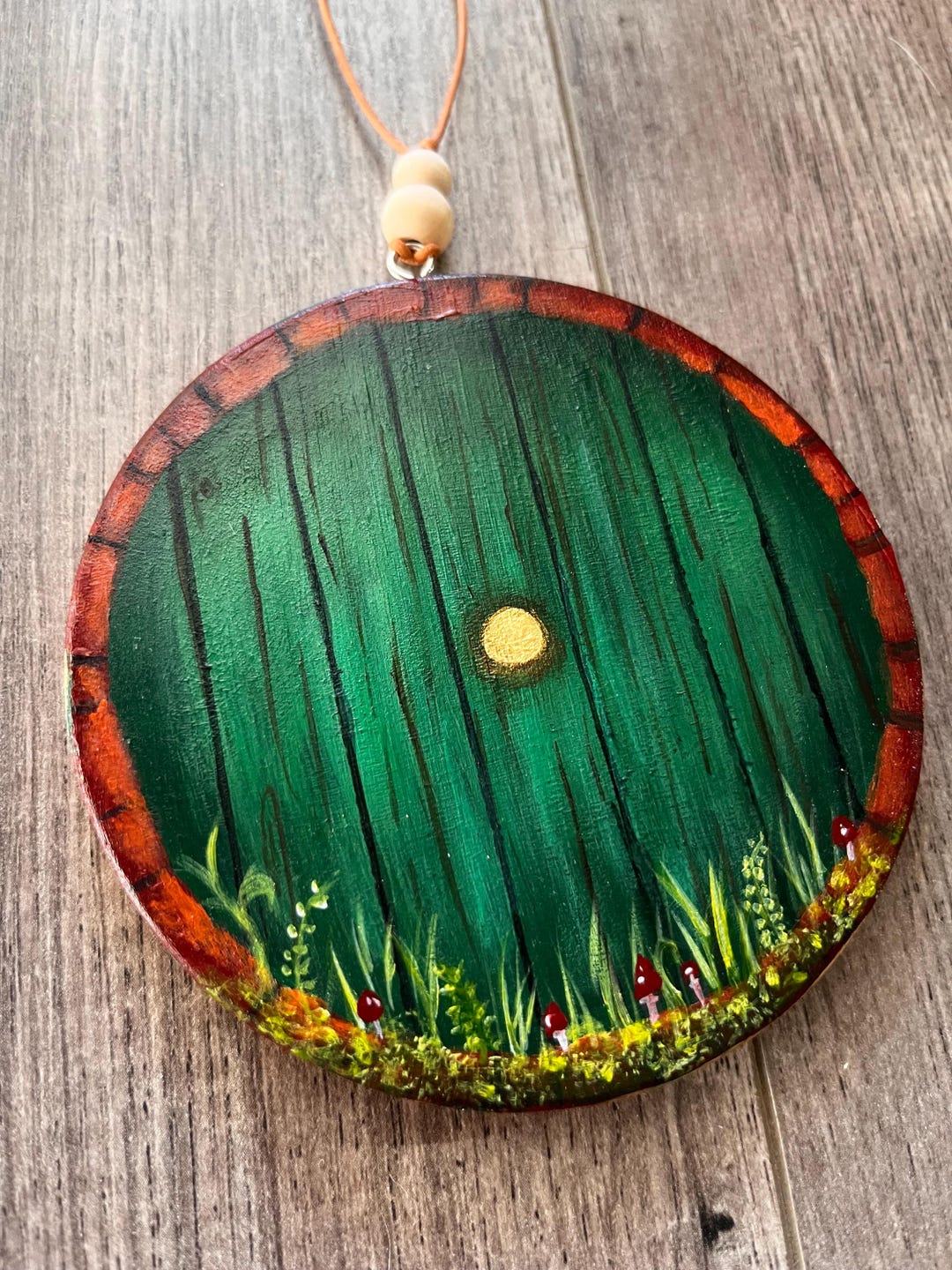 Hobbit Hole Wooden Ornament. LOTR Art Hobbitcore. Hobbit. Magical Art ...