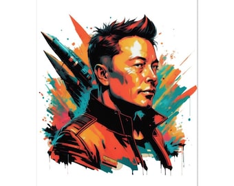 Elon Musk Poster - Etsy