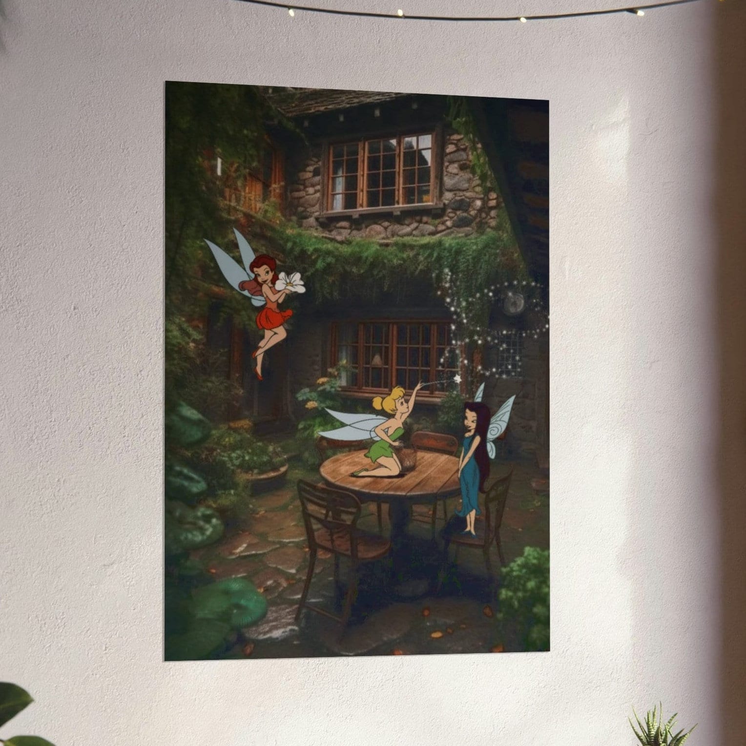 Tinkerbell Poster, Tinkerbell Fairy Garden Poster Art - Etsy