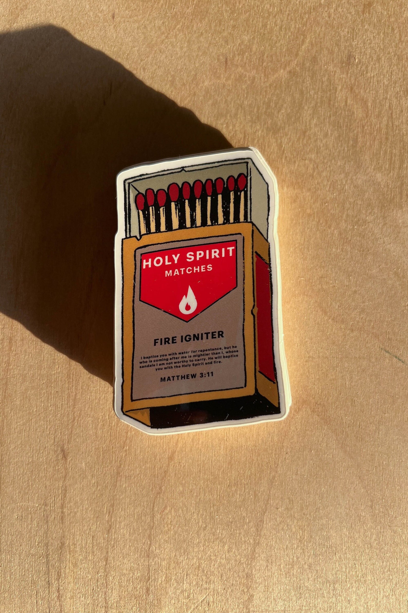 Matchbox Sticker Holy Spirit Bible Stickers Faith Stickers Jesus God ...