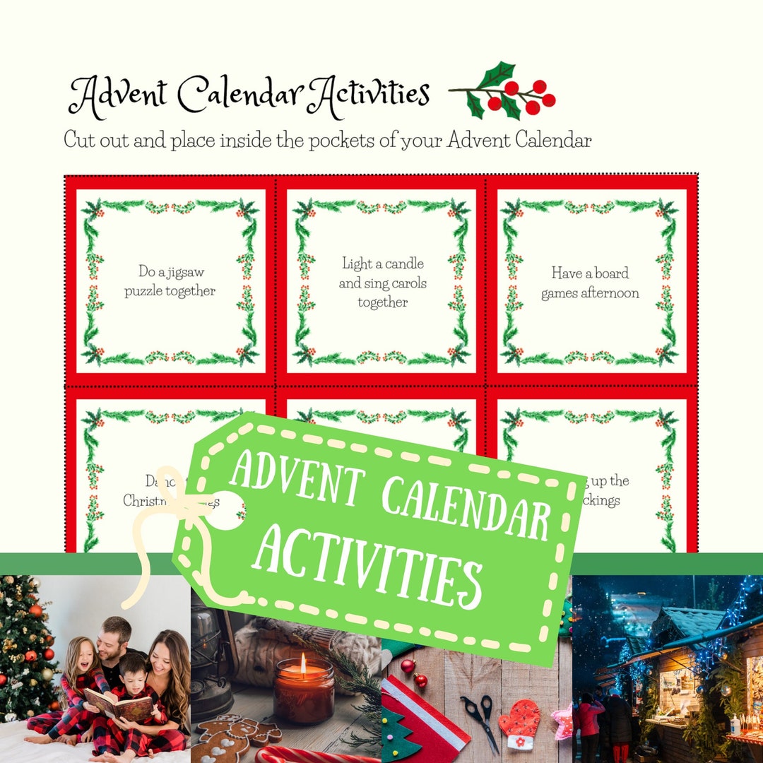 ADVENT CALENDAR ACTIVITIES | Christmas Activities for Kids | Advent ...
