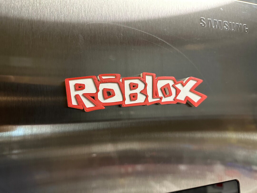 Roblox Logo Magnet Roblox Cake Topper Gaming Magnet Roblox Game ...