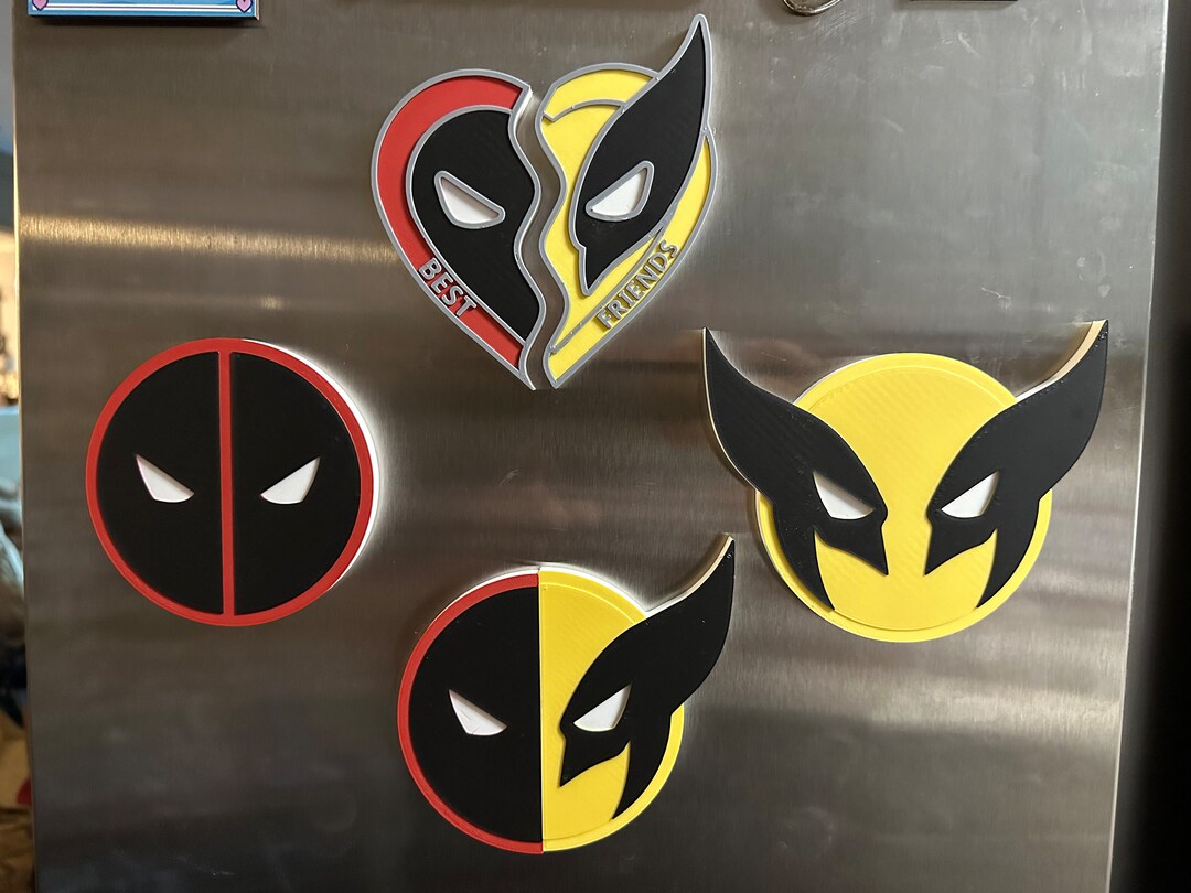 Deadpool and Wolverine Magnet Deadpool Magnets Marvel Magnets Superhero ...