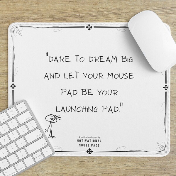 Motivational Quotes on a Mouse Pad - Etsy
