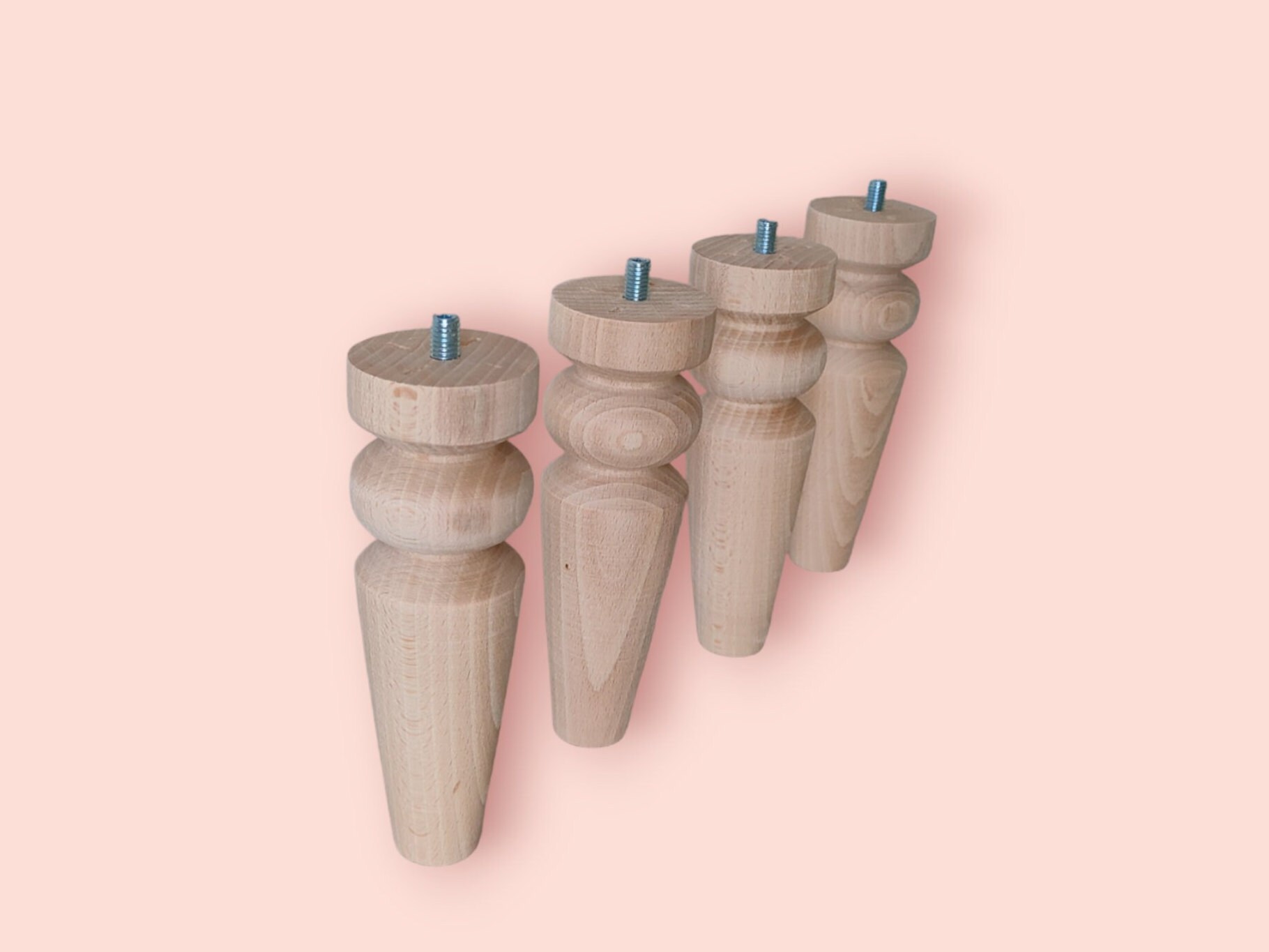 Furniture Feet Table Leg 4 X Cm B Wood Beechfurniture Foot Legs Solid ...