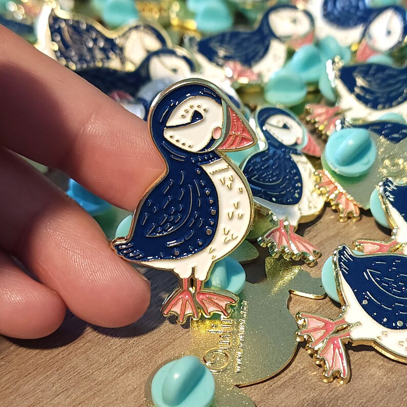Puffin Enamel Pin Puffin Pairs Series - Etsy
