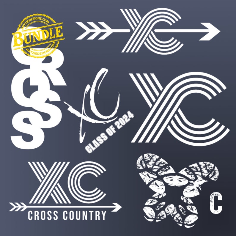 Minimalist Cross Country Svg Png, XC Logos, Running Digital Art - Etsy