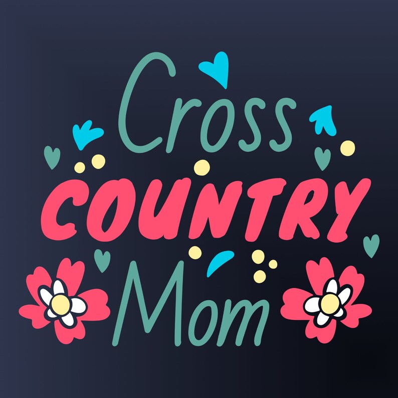 XC Running Mom Png Pack - Cross Country Mom Svg Logo Bundle - Etsy