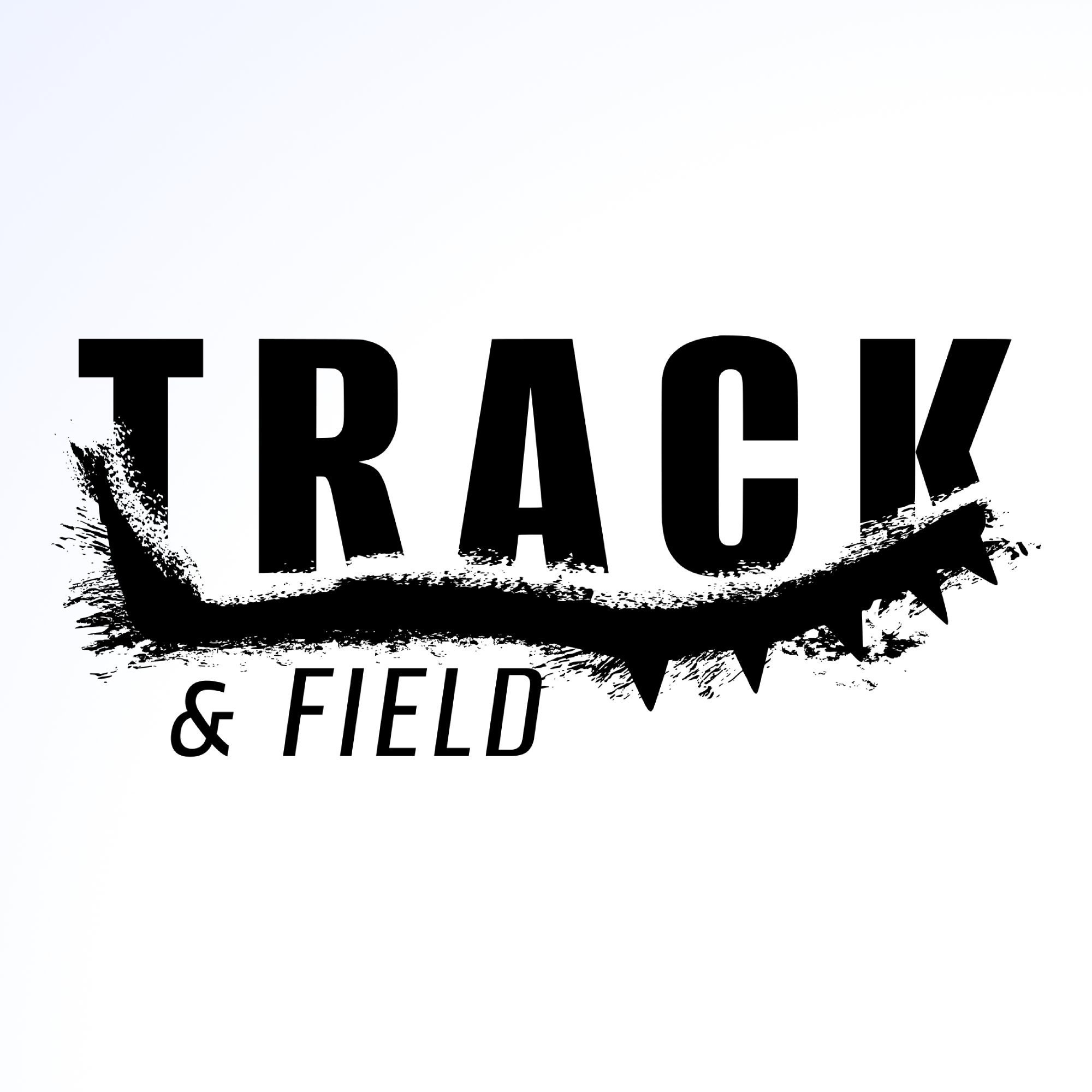 Cross Country Svg Logo, Vintage Footprints Running Digital - Track and ...