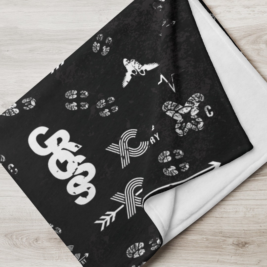 Cross Country Running Blanket Gift for Runner, XC Logos - Etsy