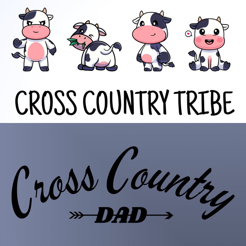 Cross Country Dad Svg Logo Bundle - XC Running Team Png Pack - Etsy
