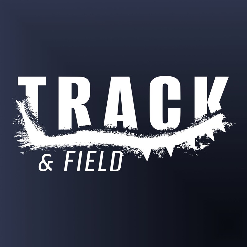 Grunge Track & Field Art: Vintage Runner Design (PNG, SVG, PDF) - Etsy