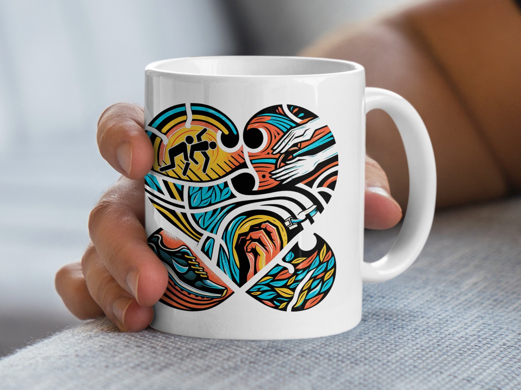 Triathlete Mug for Triathlon Gift, I Love Swim Bike Run Mug, Funny ...