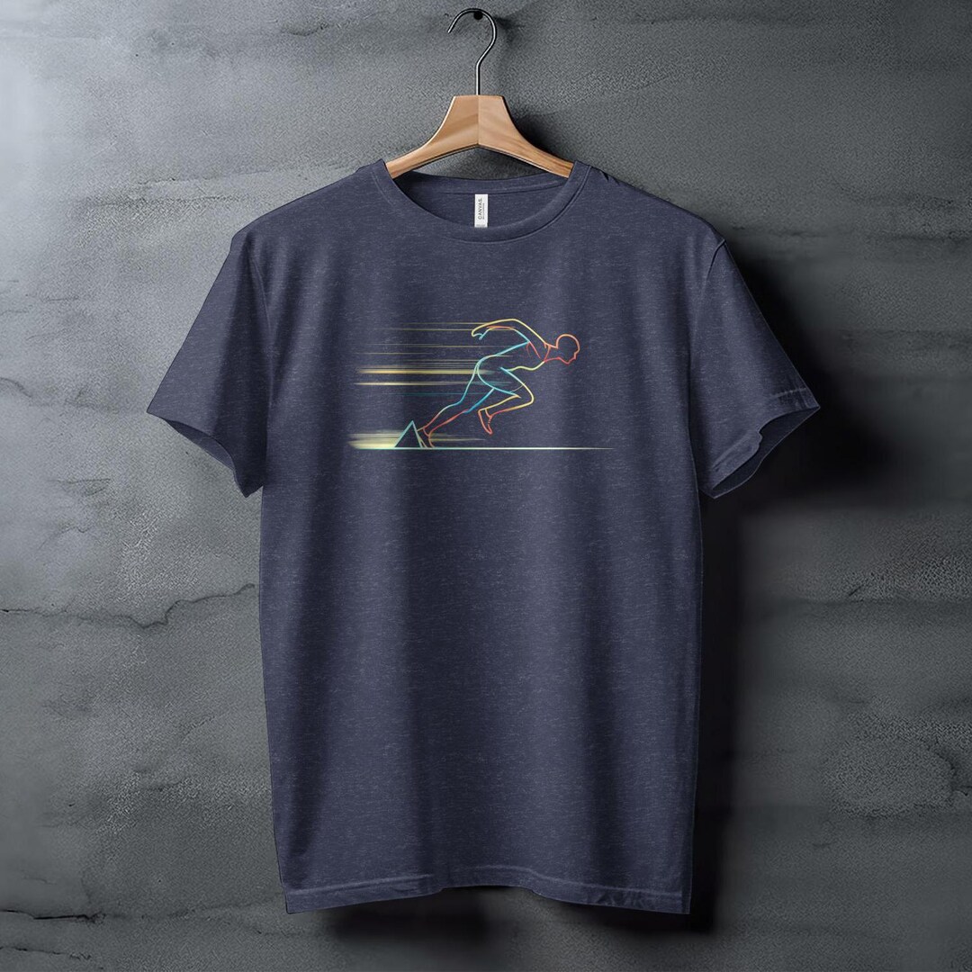 Linework Run Track and Field Shirt, Neon Speedster - Running Tee Tnf Xc ...