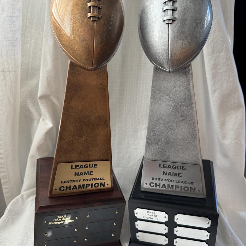 Trophy With Wooden Base - Etsy