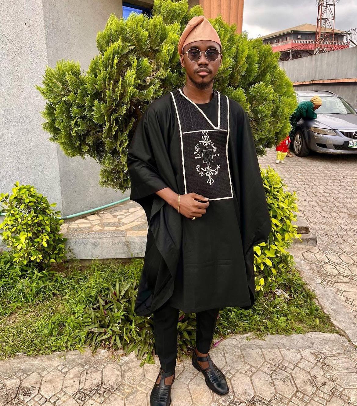 Agbada for Men, African Agbada, Nigerian Made Agbada, African Wedding Suit, African Wedding ...