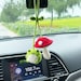 Crochet Frog and Mushroom Ornament, Crochet Frog Car Charm, Crochet ...