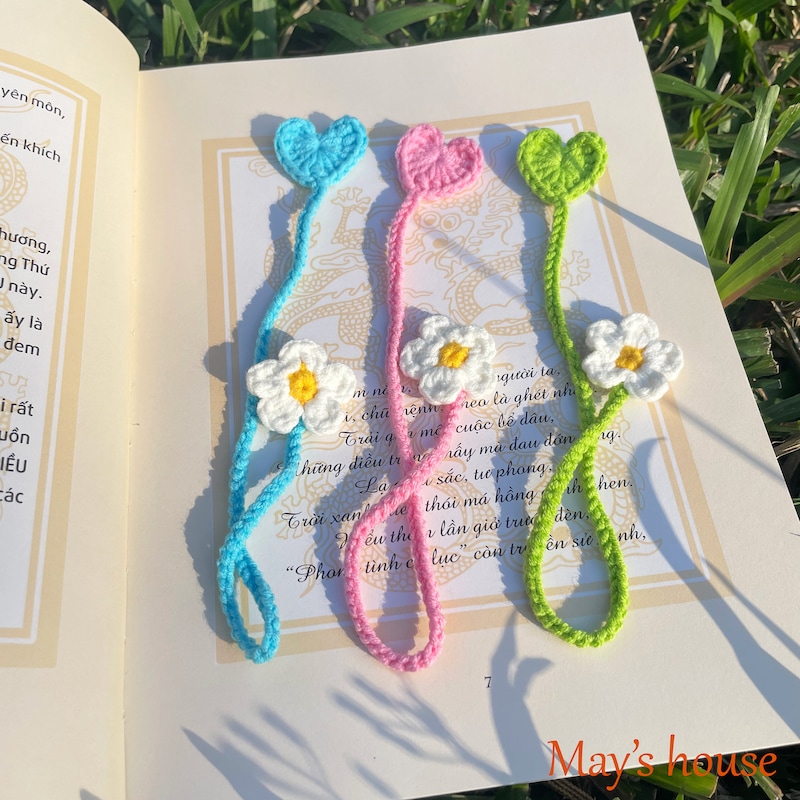 Heart Bookmark - Etsy