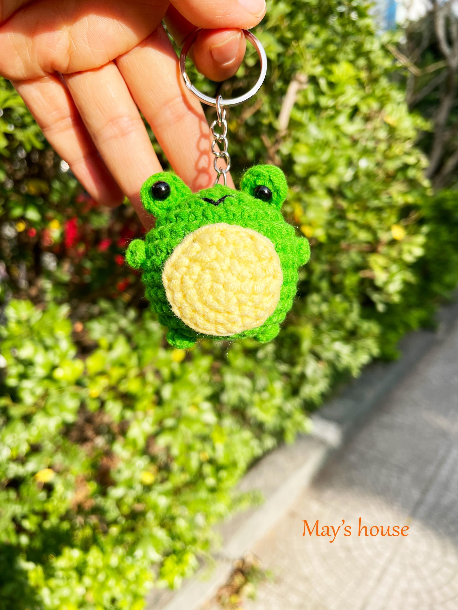 Chubby Frog Keychain, Frog Lover Gift – Cute Crochet Keychain - Etsy