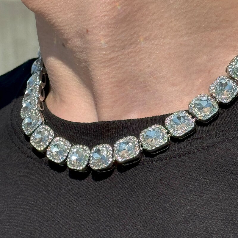 Tennis Chain Choker - Etsy